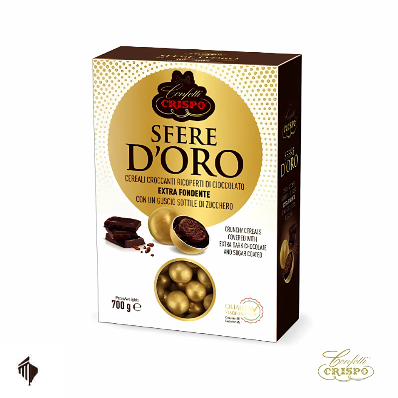 Κουφέτα Crispy Δημητριακών Χρυσό - CHOCOLATEFACTORY.GR